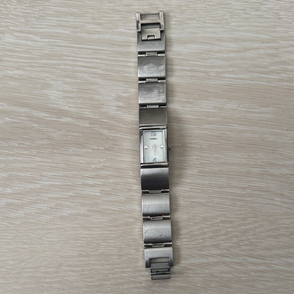 Fossil | Accessories | 3 Fossil Vintage Silver Watch With Rectangular ...